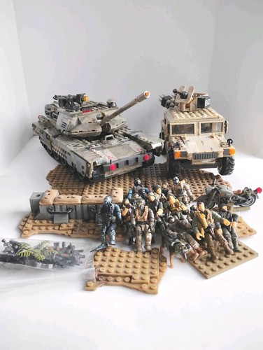 Mega Construx Call Of Duty Heavy Armor Outpost Tank & Firebase Humvee ...