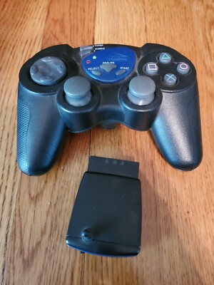 ShockWave Pelican Playstation 2 PS2 Wireless Controller PL-651 w Dongle ...
