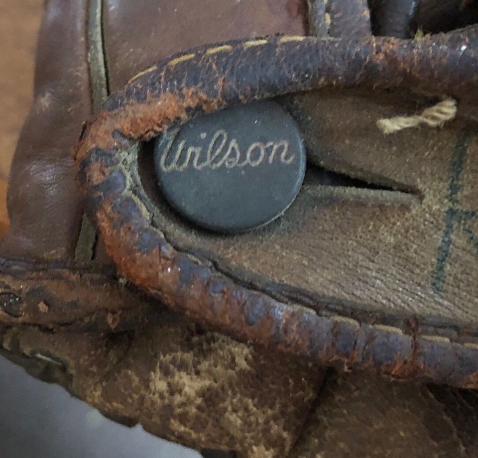 Wilson A2934 Three Finger Baseball Glove vtg Made in USA Ted Williams ...