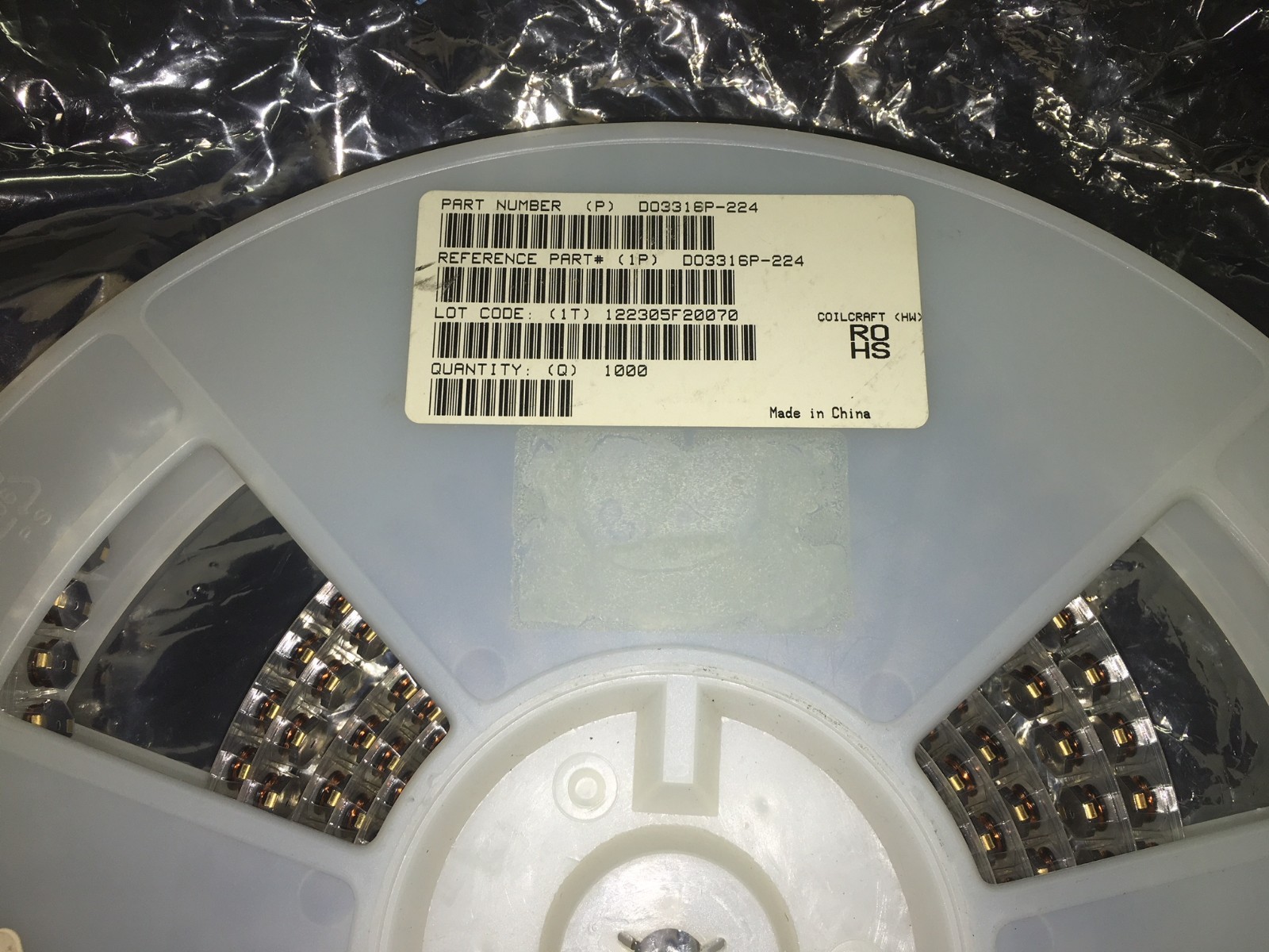 (54 PIECE LOT) DO3316P-224, 1 ELEMENT 220uH FERRITE-CORE GENERAL ...