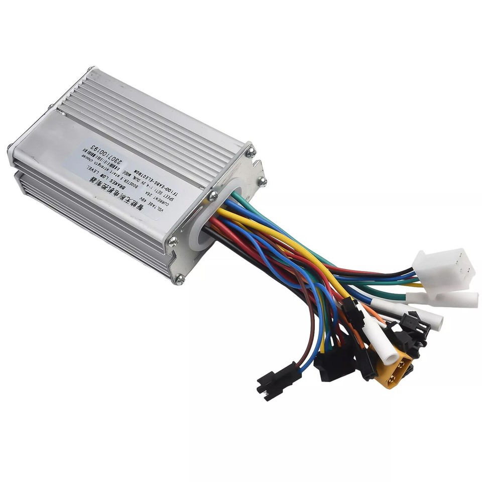 For Scooter Motor Speed Controller 48V 25A 1200W Brushless Motor ...