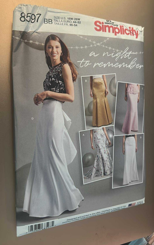 Simplicity 8597 Size BB 18W-26W Misses/Women's Skirts Sewing Pattern ...