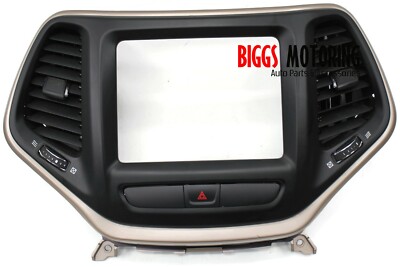 2013-2017 Jeep Grand Cherokee Center Dash Radio Screen Bezel ...