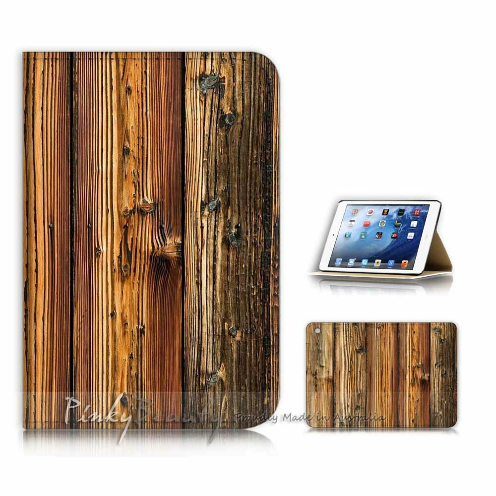 ( For iPad Mini 4, Gen 4 ) Flip Case Cover AJ21382 Old Timber Wood | eBay