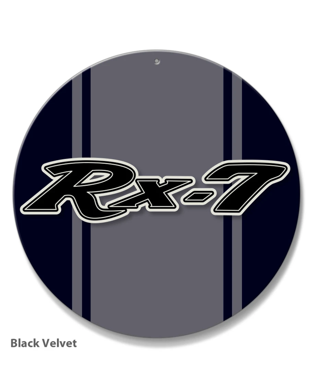 Mazda Rx-7 Series 1 Emblem Round Aluminum Sign - Aluminum - 14 colors ...