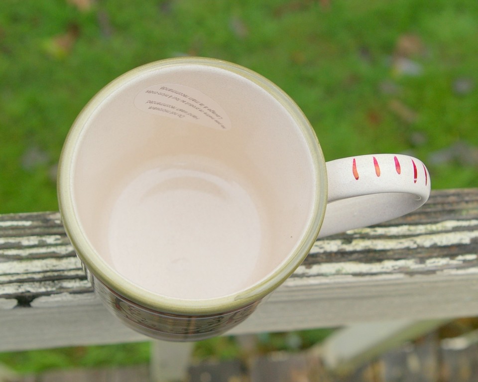 Starbucks Sberna Deruta Hand Painted Italy Coffee Mug Gold Detailing ...