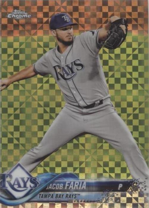 2018 Topps Chrome - Jacob Faria #57 X-Fractor for sale online | eBay