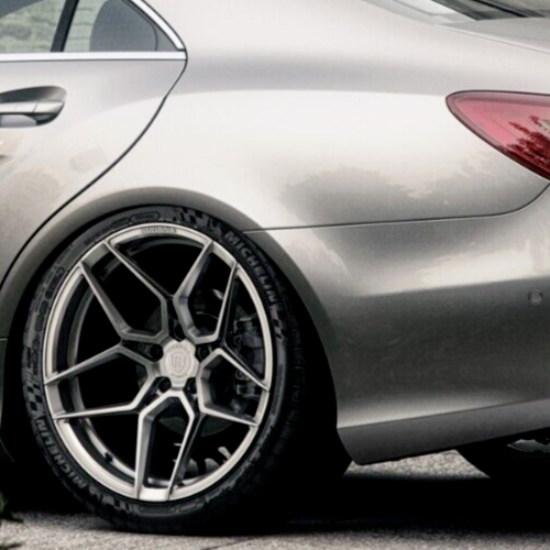 20" Rohana RFX11 Brushed Titanium Wheels for Mercedes CLS400 CLS500 ...