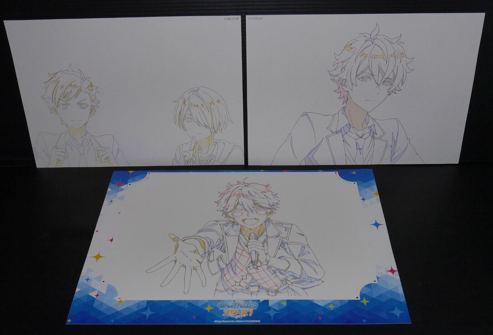 Ensemble Stars! Genga Portrait Paper (3 Sheets) D-XII Mobile Game ...