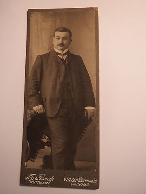 Otto Barth - Corps Cheruskia Karlsruhe / CDV Stuttgart Hohenheim 1907 ...