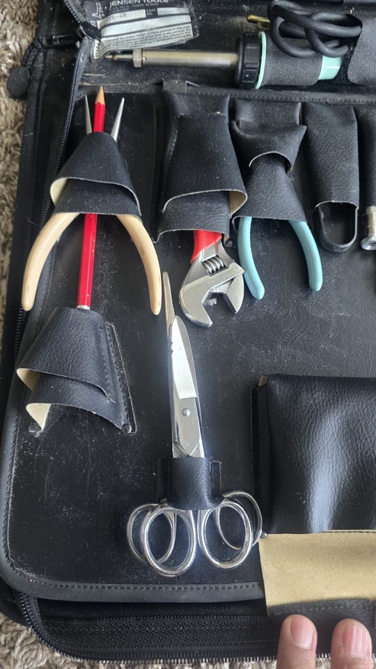 Jensen Tools JTK-48 Tool Kit Multimeter Soldering Iron W/Case Lot Of ...