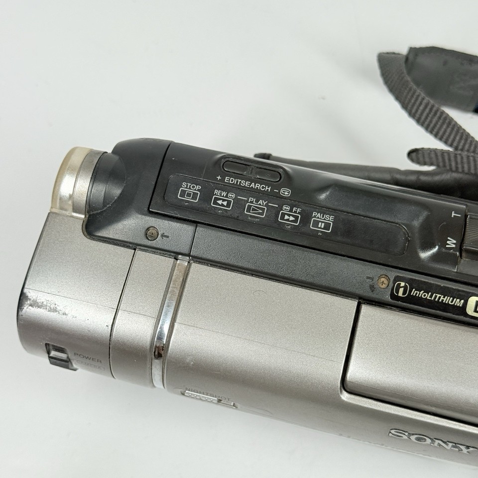 Sony Handycam DCR-TRV43 Silver 360x Digital Zoom Video Camera Camcorder ...