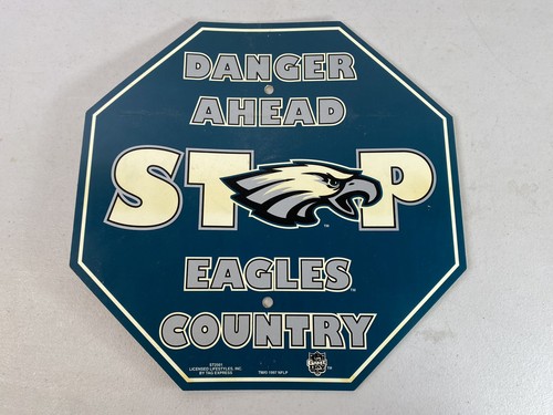 Vintage Danger Ahead Stop Philadelphia Eagles Country Sign Football ...