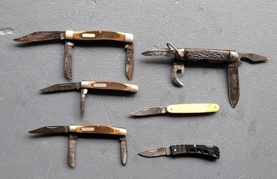 Lot of 6 Pocket Knives Old Timer Buck | eBay