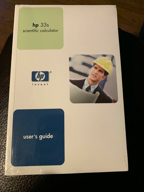 HP 33s Scientific Calculator User's Guide Manual for sale online | eBay