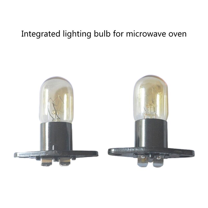 2 Pack Microwave Light Bulb 2A 250V 20W 2Pin Light Bulb Replacement for ...