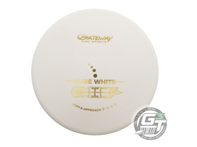 NEW Gateway Pure White Chief 172g Gold Foil Putter Golf Disc | eBay