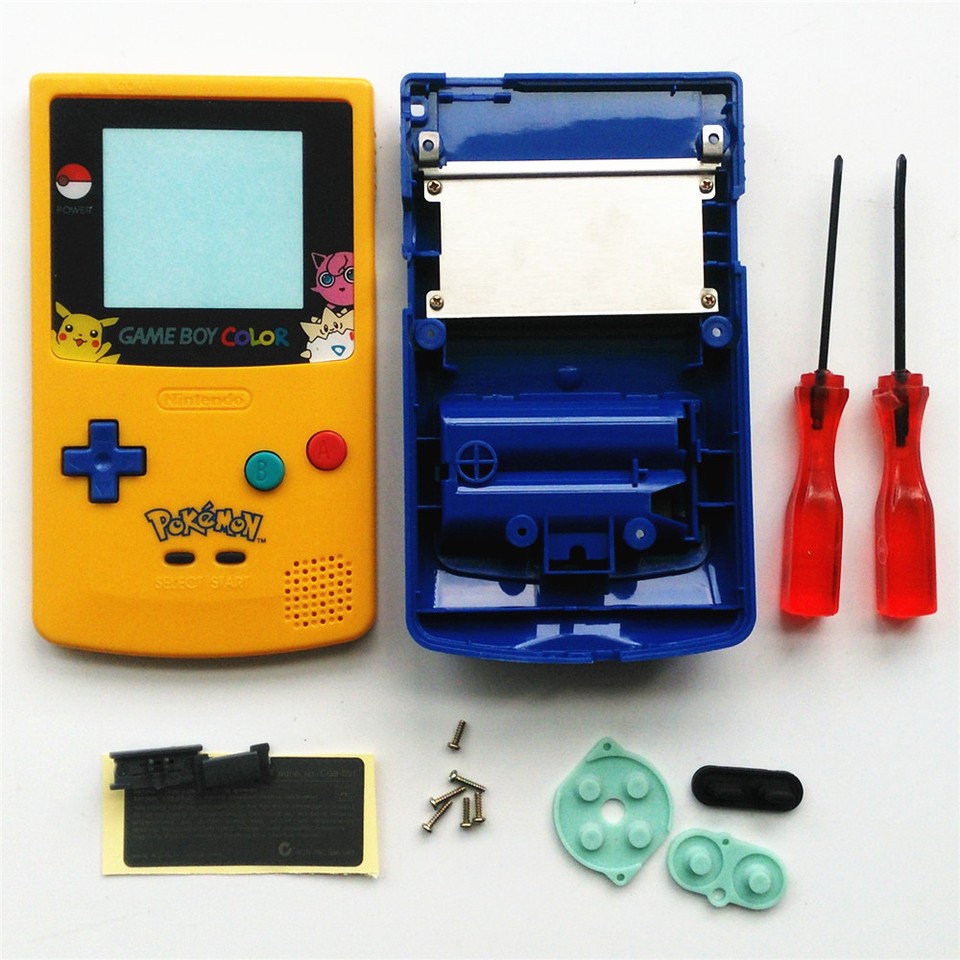 Pokemen Special Edition Housing Shell Case For Nintendo Game Boy Color ...