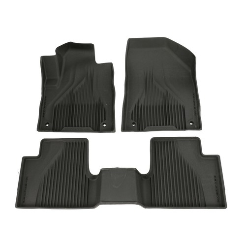 14-18 Jeep Cherokee Black All Weather Rubber Floor Liner Slush Mat Set ...