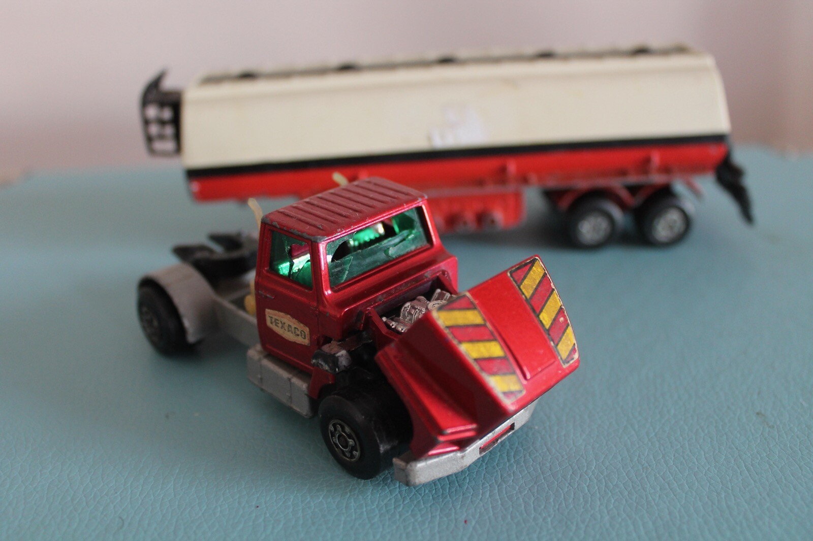 Matchbox 9” TEXACO Petrol Tanker Ford LTS Series LORRY VINTAGE K-16 K18 ...