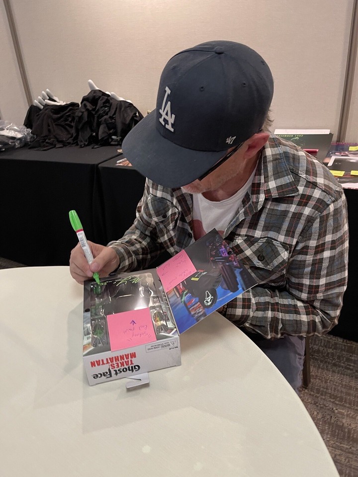 NECA Scream Ghostface NYCC 2023 Exclusive Cast Signed X4 Lillard/Neve ...