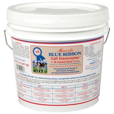 Merrick's Blue Ribbon Calf Electrolyte Powder Pack Intestinal Health 5 ...