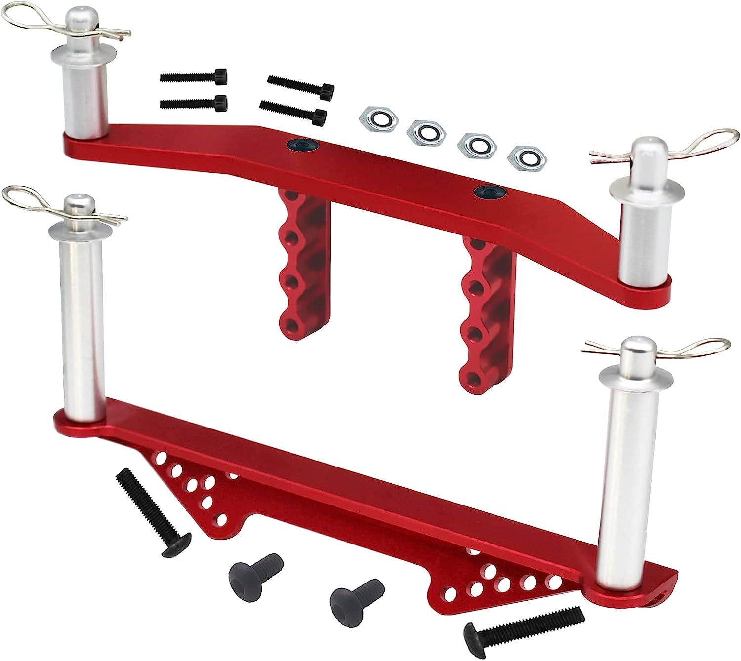 RC Aluminum Front & Rear Body Mounts with Body Posts Upgrade Parts for ...