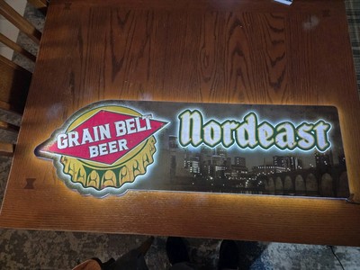 Grain Belt Beer Nordeast 12"x36" Vivid LED Lit Sign Light Lamp With ...