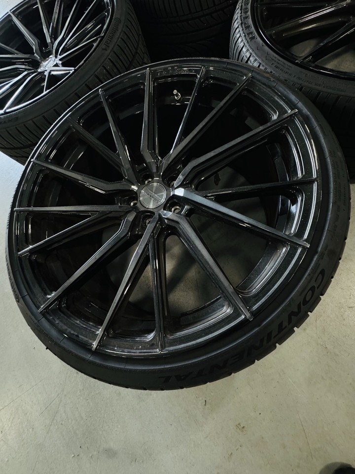 VOSSEN 22 INCH BLACK WHEELS AND TIRES | eBay