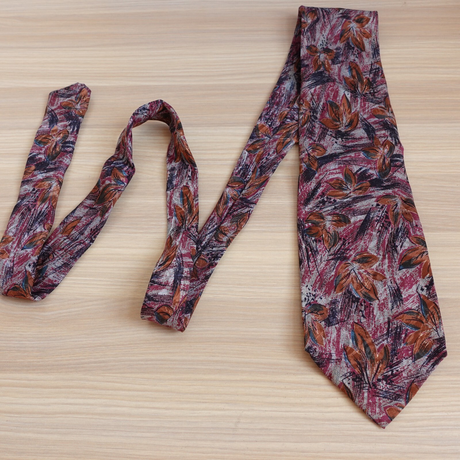 Neck Tie Mens Painting Artist Floral Art Weird Abstra… - Gem