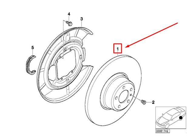 Genuine BMW 34216795318 Vented Rear Brake Discs Pair for sale online | eBay