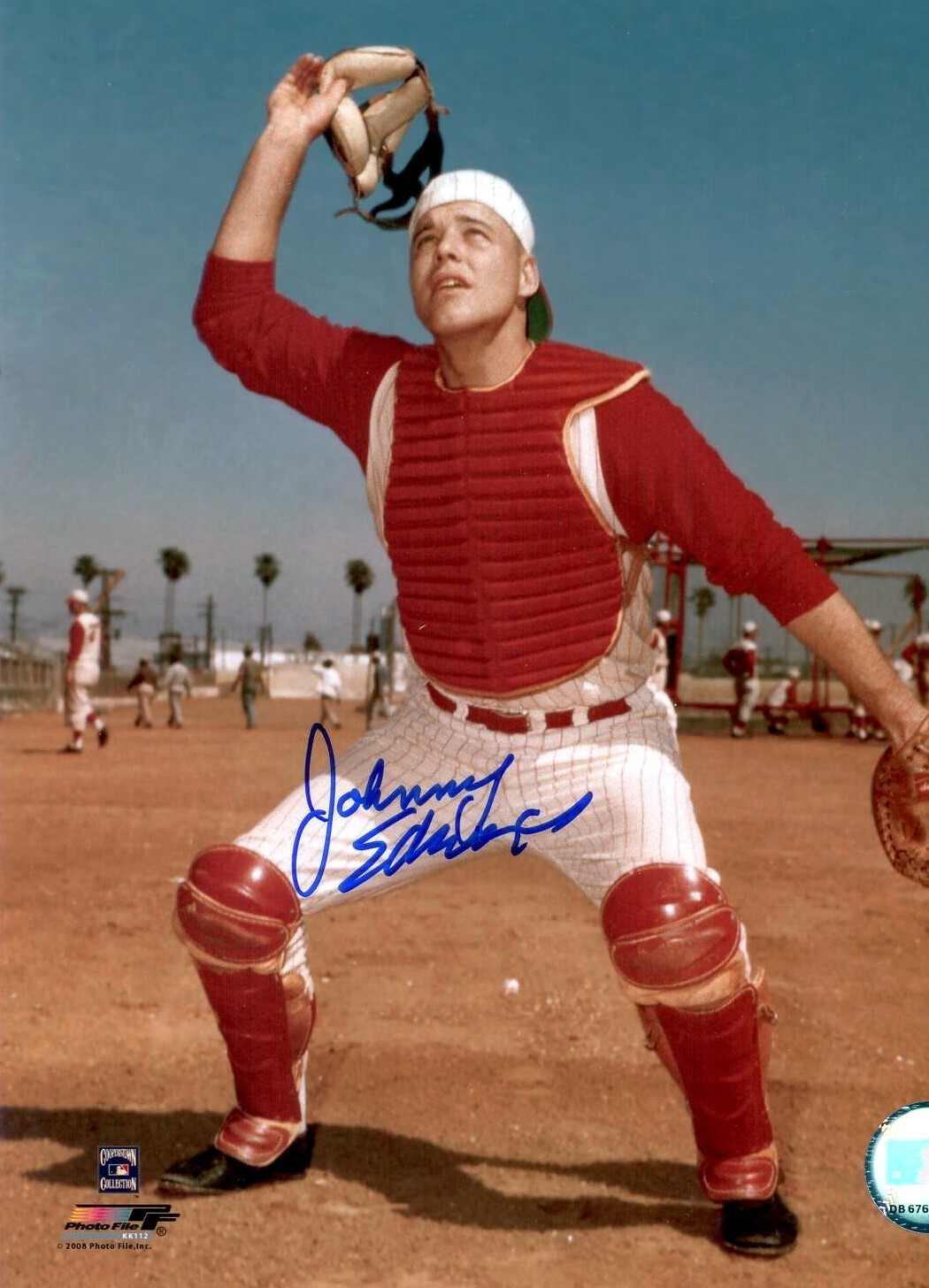 Johnny Edwards Autographed Photograph with COA | eBay