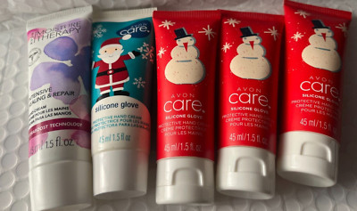 AVON HAND CREAM 4,SILICONE,1 MOISTURE THERAPY TRAVEL SIZE 1.5FLOZ NEW ...