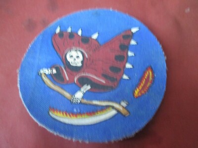 WWII USAAF GRIMM REAPER 423 BOMB SQDN 306 BG 8 AAF FLIGHT JACKET PATCH ...