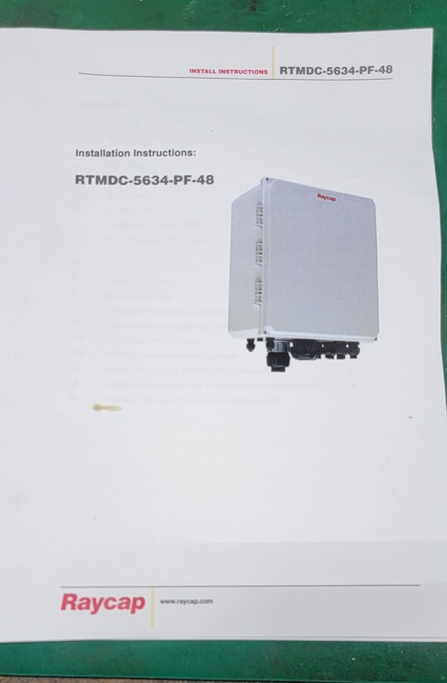 NEW Raycap RTMDC-5634-PF-48 Surge Protection Device NEW IN BOX | eBay