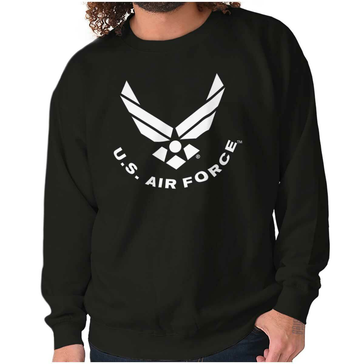 Official US Air Force USAF Arnold Wings Logo Womens or Mens Crewneck ...