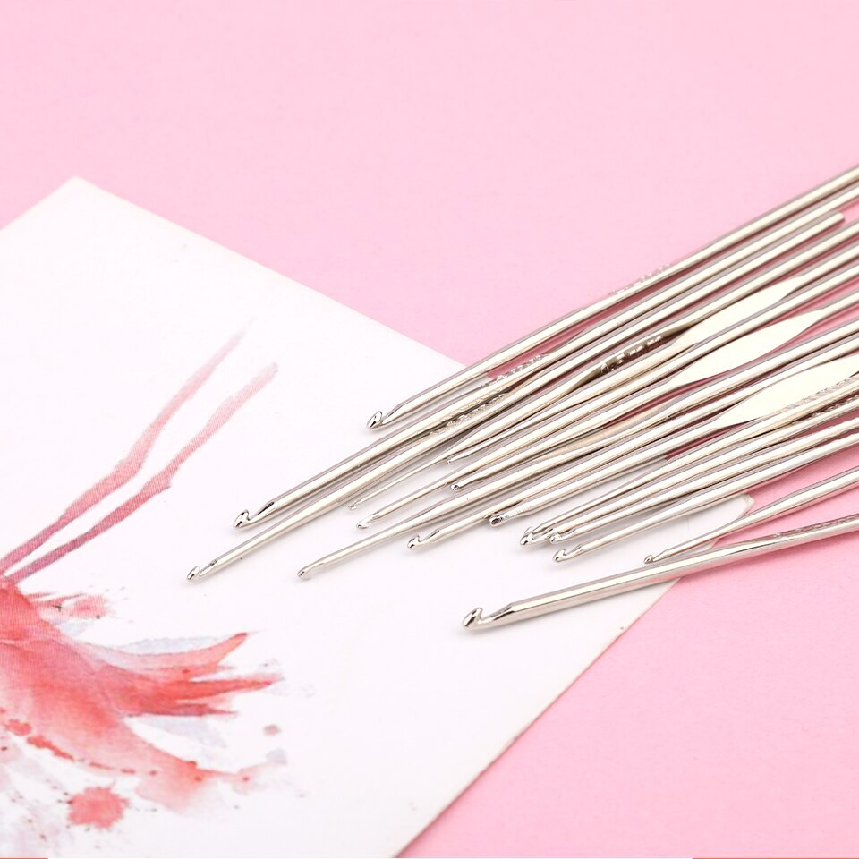 Crochet Hook Kit ,Sewing Knitting Set Plastic Sewing Needles Leather ...