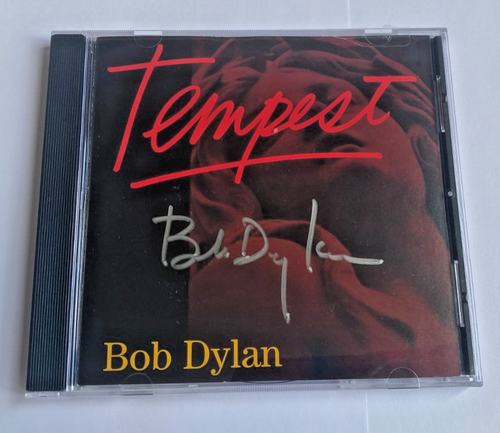 Bob Dylan Tempest CD signed cover, new | eBay