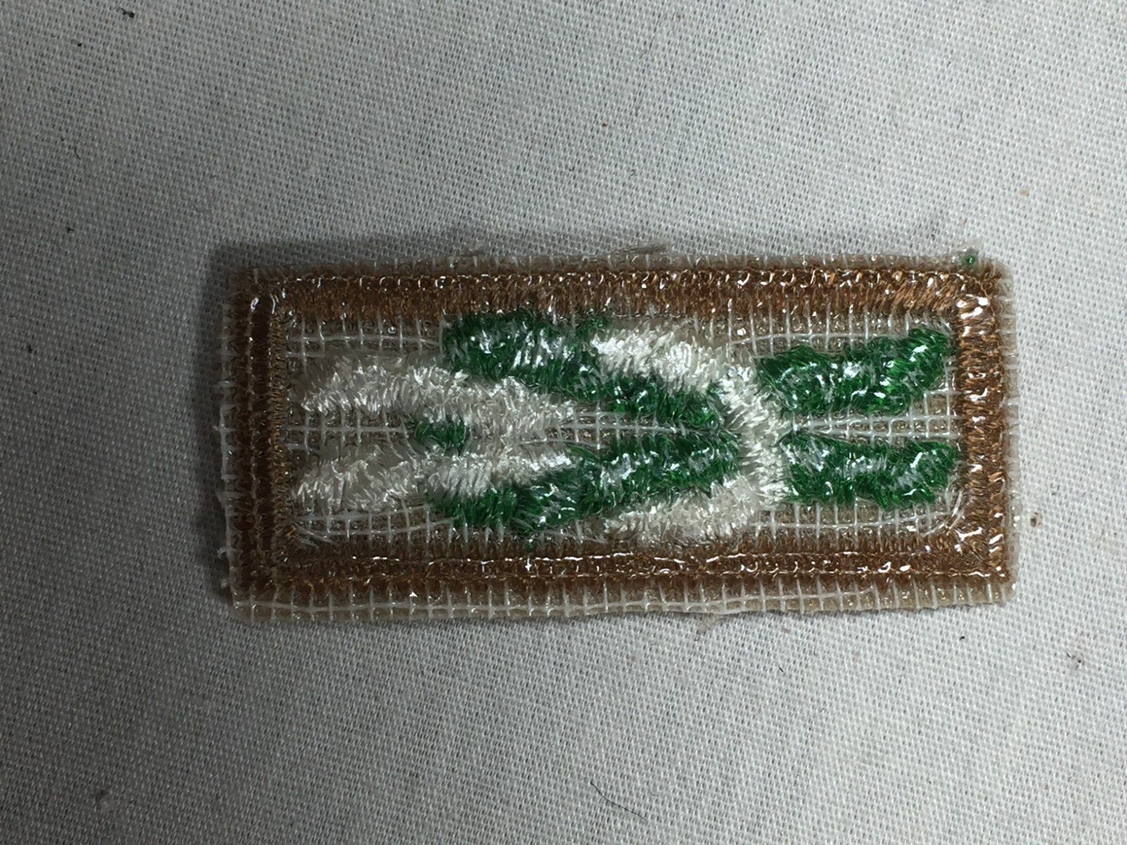 Scouter's Key Award tan gauze plastic back BSA Knot Patch | eBay