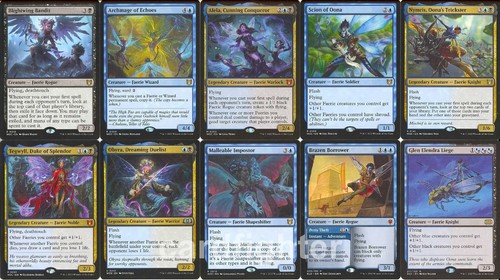 Custom Faerie Tribal Commander EDH Deck - Alela, Cunning Conqueror ...