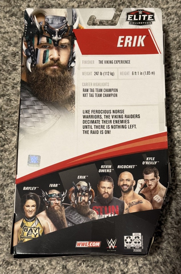 WWE Wrestling Elite Collection Series 80 Viking Raider Erik Action ...