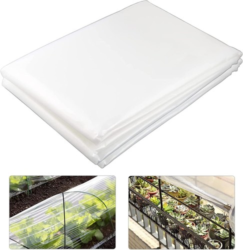 CYH 2M X 3M Thick Clear Heavy Duty Polythene Plastic Sheeting Proof X ...