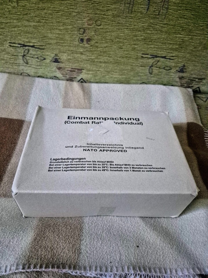 Authentic German Army 24H Combat MRE – Emergency Survival Ration | eBay