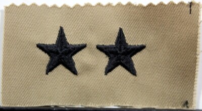 US Army Air Force Single Major General Khaki Desert Rank Insignia Patch ...