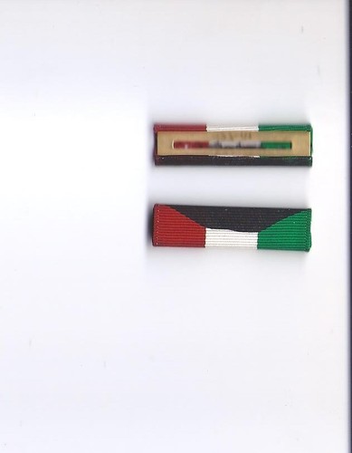 Liberation of Kuwait Award medal ribbon bar | eBay