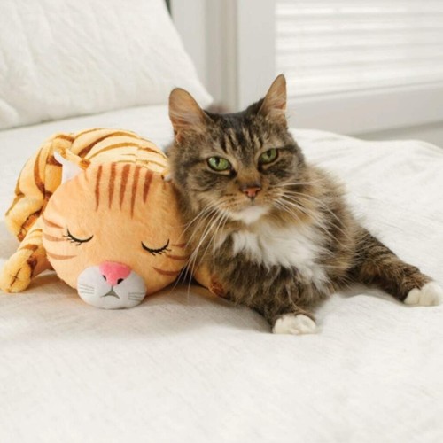 Huggie Kitty Heartbeat Stuffed Toy for Cat Anxiety Relief - Pet Comfort ...