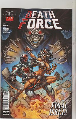 ZENESCOPE COMICS DEATH FORCE #6 NOVEMBER 2016 VARIANT B 1ST PRINT NM ...