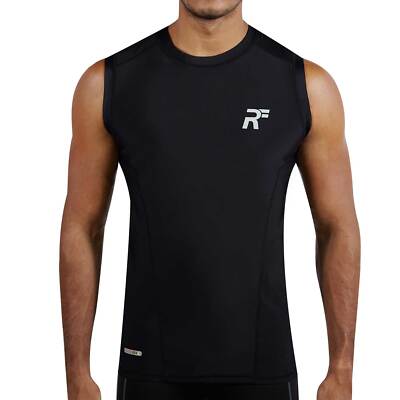 RunFlyte Men's Tech Flyte Compression Tank Top Athletic Fitness Running ...
