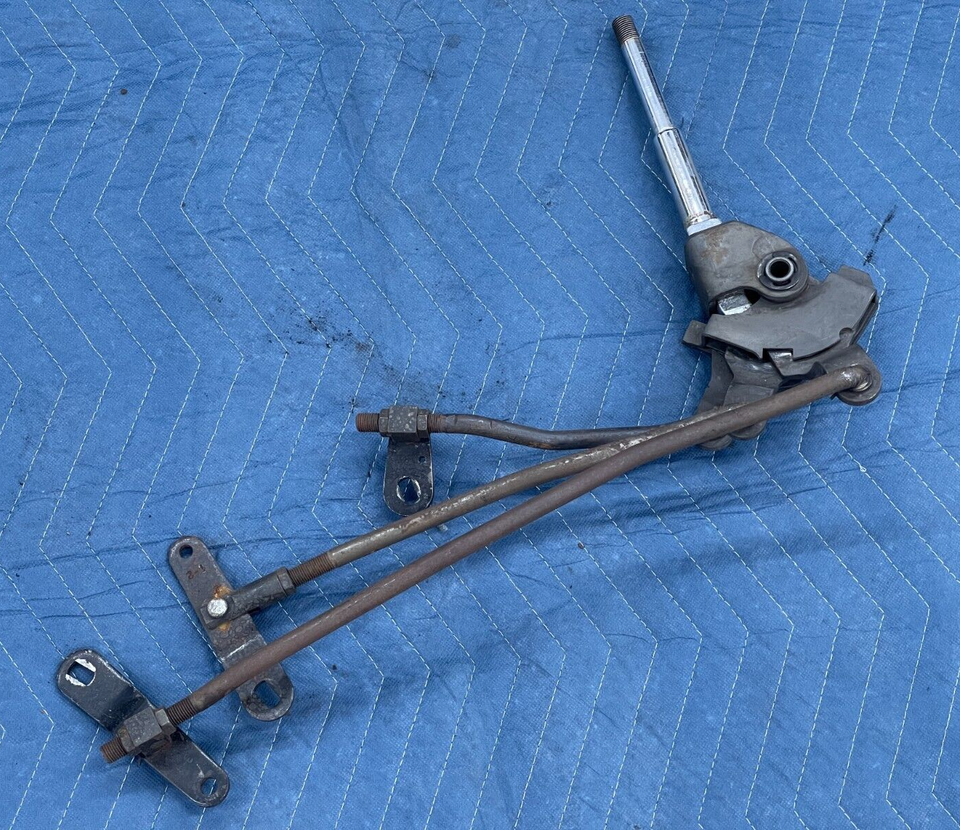 Original C2 1964-67 Corvette 4-Speed Manual Shifter + Linkage + Bracket ...