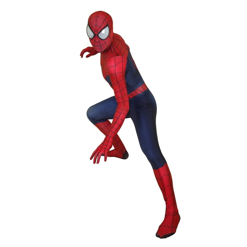 TASM 2 The Amazing Spider-Man 2 suit cosplay costume Detached mask Men ...